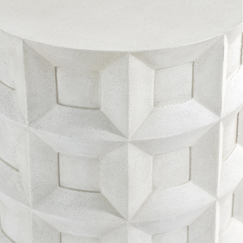 Bernhardt Prado Concrete Block End Table | Perigold